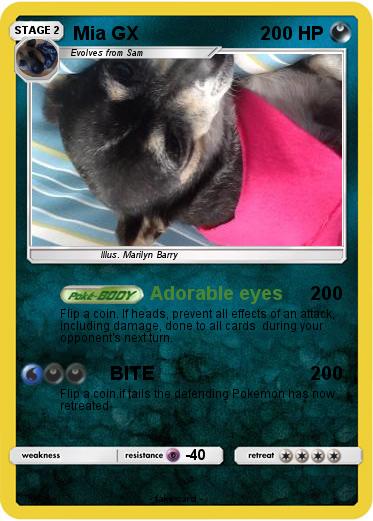 Pokémon Mia GX 3 3 - Adorable eyes - My Pokemon Card