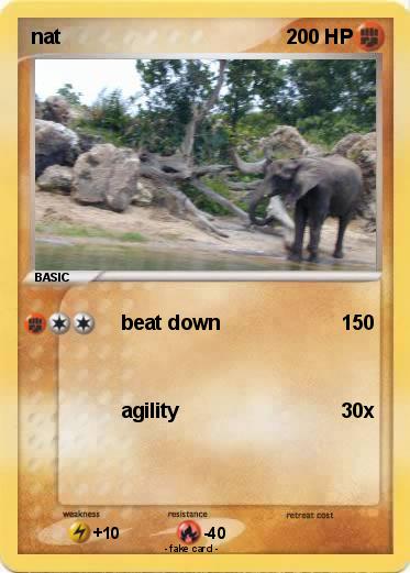 Pokémon nat 47 47 - beat down - My Pokemon Card