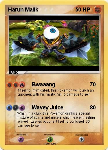 Pokémon Harun Malik - Bwaaang - My Pokemon Card