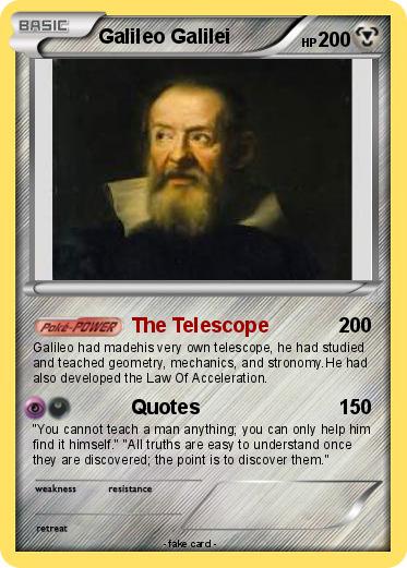 Pokémon Galileo Galilei 27 27 - The Telescope - My Pokemon Card
