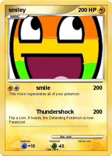 Pokémon smiley 739 739 - smile - My Pokemon Card