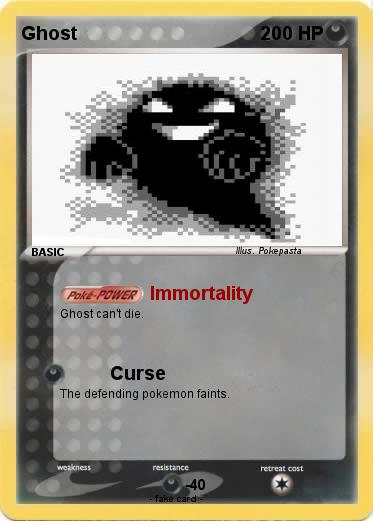 Pokémon Ghost 3103 3103 - Immortality - My Pokemon Card