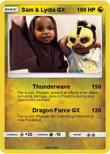 Pokémon Sam Lydia GX - Thunderwave - My Pokemon Card