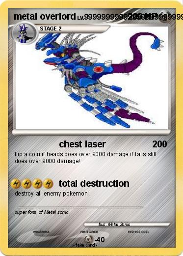 Pokémon metal overlord 14 14 - chest laser - My Pokemon Card