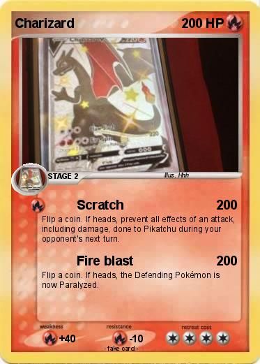 Pokémon Charizard 10977 10977 - Scratch - My Pokemon Card