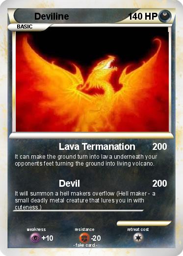 Pokémon Deviline - Lava Termanation - My Pokemon Card