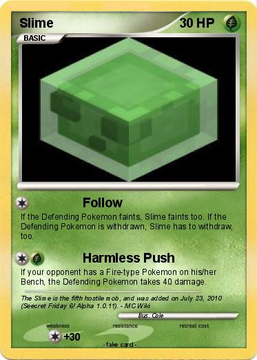 Pokémon Slime 47 47 - Follow - My Pokemon Card