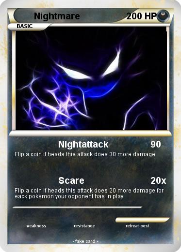 Pokémon Nightmare 2025 2025 - Nightattack - My Pokemon Card