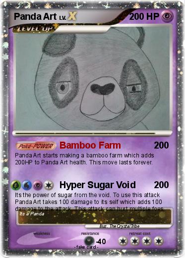 Pokémon Panda Art - Bamboo Farm - My Pokemon Card