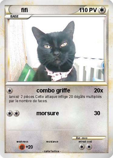 Pokémon fifi 39 39 - combo griffe - Ma carte Pokémon