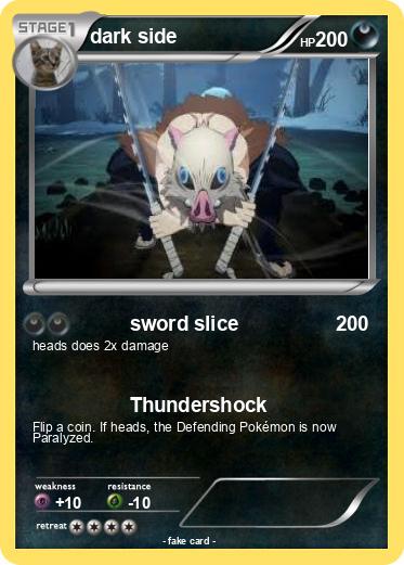 Pokémon dark side 29 29 - sword slice - My Pokemon Card