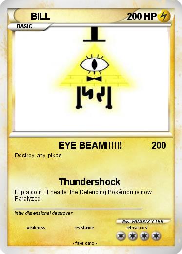 Pokémon BILL 1855 1855 - EYE BEAM!!!!!! - My Pokemon Card