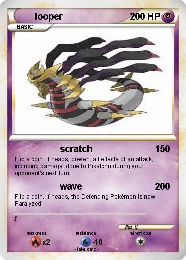 Pokémon looper 1 1 - scratch - My Pokemon Card