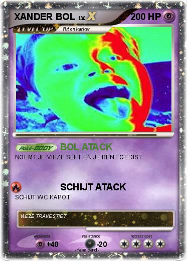 Pokémon XANDER BOL - BOL ATACK - My Pokemon Card