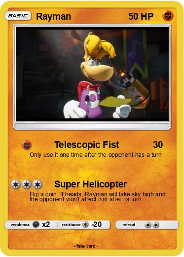 Pokémon Rayman 508 508 - Telescopic Fist - My Pokemon Card