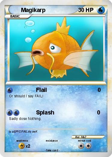 Pokémon Magikarp 360 360 - Flail 0 - My Pokemon Card