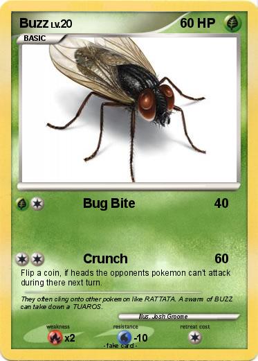 Pokémon Buzz 178 178 - Bug Bite - My Pokemon Card