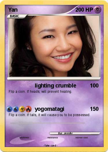 Pokémon Yan 38 38 - lighting crumble - My Pokemon Card