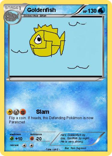 Pokémon Goldenfish 1 1 - Slam - My Pokemon Card