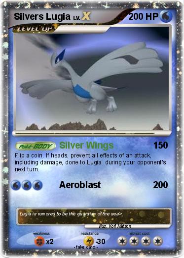 Pokémon Silvers Lugia - Silver Wings - My Pokemon Card
