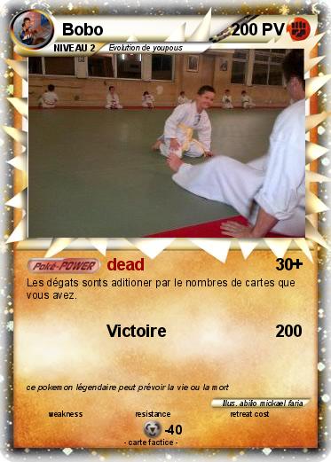 Pokémon Bobo 124 124 - dead - Ma carte Pokémon