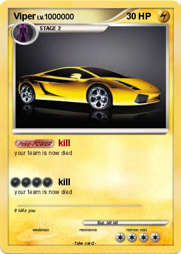 Pokémon Viper 186 186 - kill - My Pokemon Card
