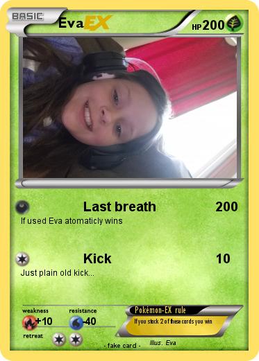 Pokémon Eva 297 297 - Last breath - My Pokemon Card