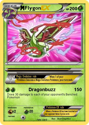 Pokémon Flygon 484 484 - Dragonbuzz - My Pokemon Card