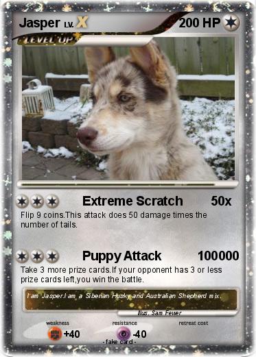Pokémon Jasper 45 45 - Extreme Scratch 50x - My Pokemon Card