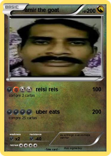 Pokémon amir the goat - reisi reis - My Pokemon Card