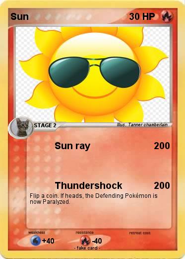 Pokémon Sun 617 617 - Sun ray - My Pokemon Card
