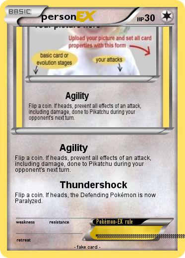 Pokémon person 101 101 - Agility - My Pokemon Card