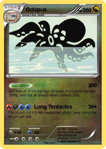 Pokémon Octopus 81 81 - Heal - My Pokemon Card