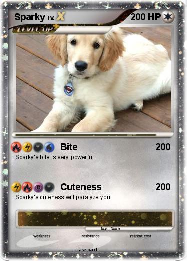 Pokémon Sparky 184 184 - Bite - My Pokemon Card