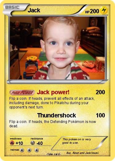 Pokémon Jack 2485 2485 - Jack power! - My Pokemon Card