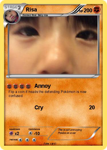Pokémon Risa 4 4 - Annoy - My Pokemon Card