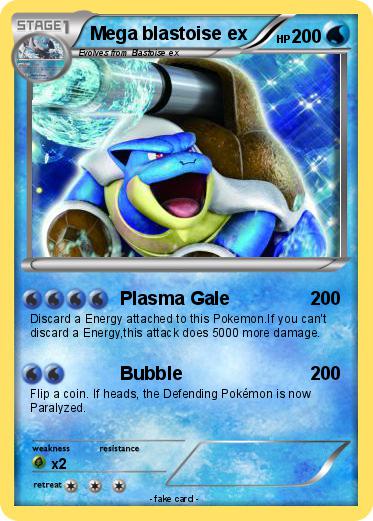 Pokémon Mega blastoise ex 39 39 - Plasma Gale - My Pokemon Card