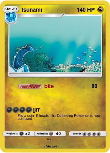 Pokémon tsunami 364 364 - bite - My Pokemon Card