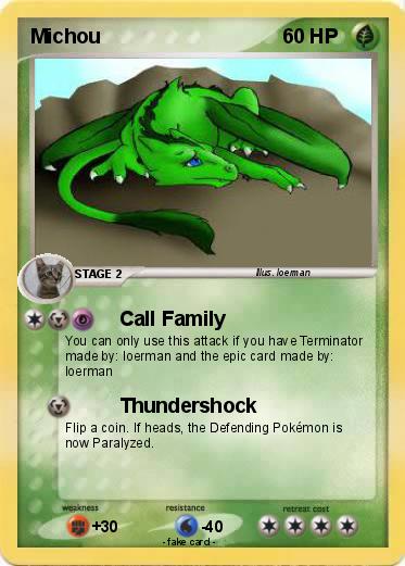 Pokémon Michou 14 14 - Call Family - My Pokemon Card