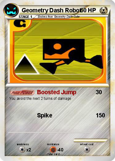 Pokémon Geometry Dash Robot - Boosted Jump - My Pokemon Card