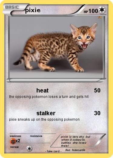 Pokémon pixie 57 57 - heat - My Pokemon Card