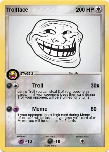 Pokémon Trollface 906 906 - Troll - My Pokemon Card