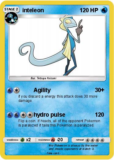 Pokémon inteleon 25 25 - Agility - My Pokemon Card