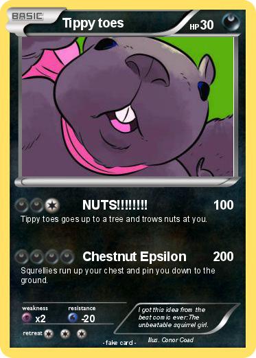 Pokémon Tippy toes - NUTS!!!!!!!! - My Pokemon Card