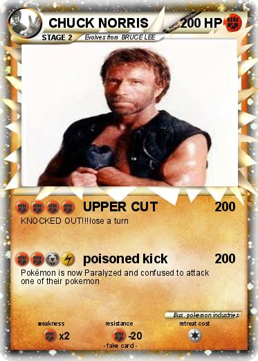 Pokémon CHUCK NORRIS 3148 3148 - UPPER CUT - My Pokemon Card