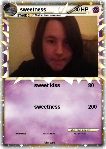 Pokémon sweetness 8 8 - sweet kiss - My Pokemon Card