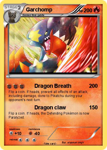 Pokémon Garchomp 759 759 - Dragon Breath - My Pokemon Card