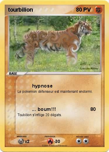 Pokémon tourbilion - hypnose - Ma carte Pokémon