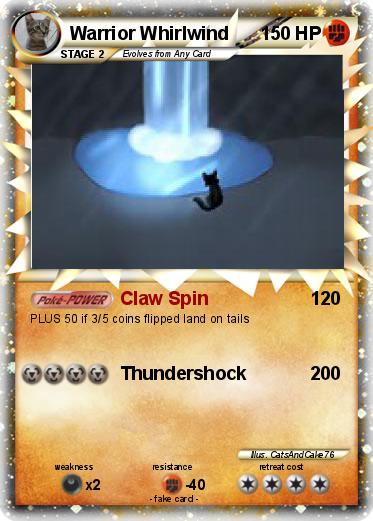 Pokémon Warrior Whirlwind - Claw Spin - My Pokemon Card