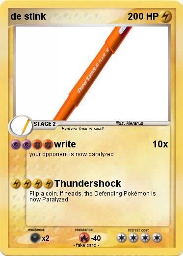 Pokémon de stink - write - My Pokemon Card